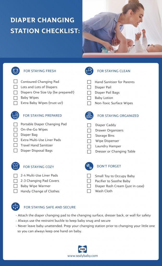 Creating a Secure Diaper Changing Station for Baby’s Nursery